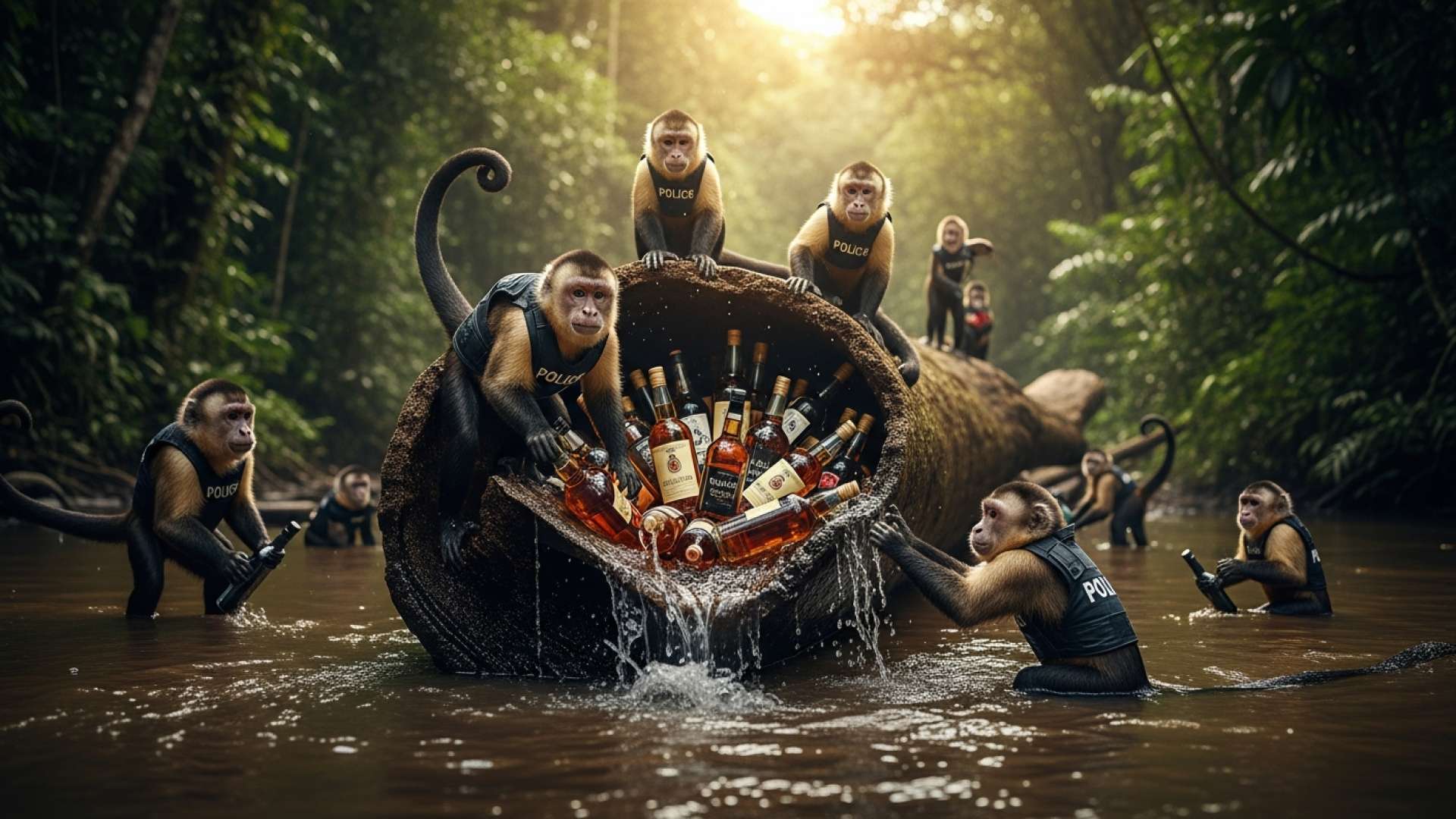 Authorities Seize Massive Untaxed Alcohol Shipment